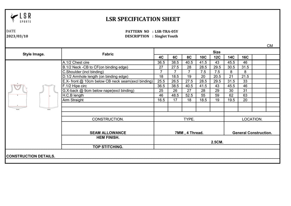 Custom Training Wear - LSR Sports