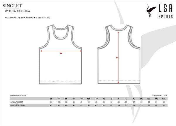 Swan View Football Club Training Singlets - Juniors - LSR Sports